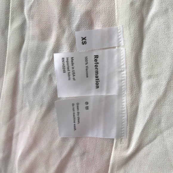 Reformation | Dresses | Reformation Rhodes Dress In Josephine Xs | Poshmark